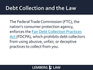 Debt Collection Harassment: What Consumers Should Know | PPT