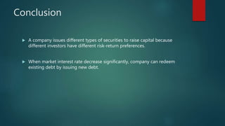 Debt and preffered stock finacing | PPT