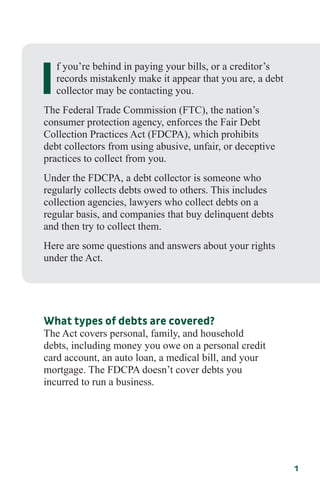 Debt Collection | PDF | Personal Debt | Personal Finance