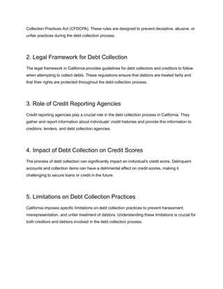 Debt Collection and the Credit Reporting System in California.pdf ...