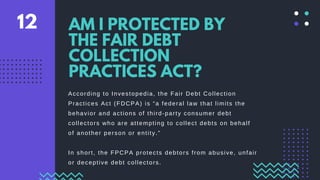 FAQ: Debt Collection | PPT