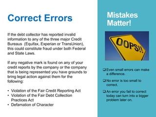 Debt collection letter - What do I do? | PPTX