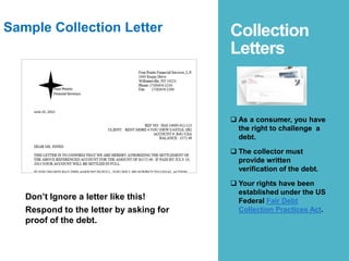 Debt collection letter - What do I do? | PPTX