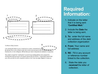 Debt collection letter - What do I do? | PPTX