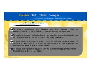 Debt collection skills & techniques | PDF