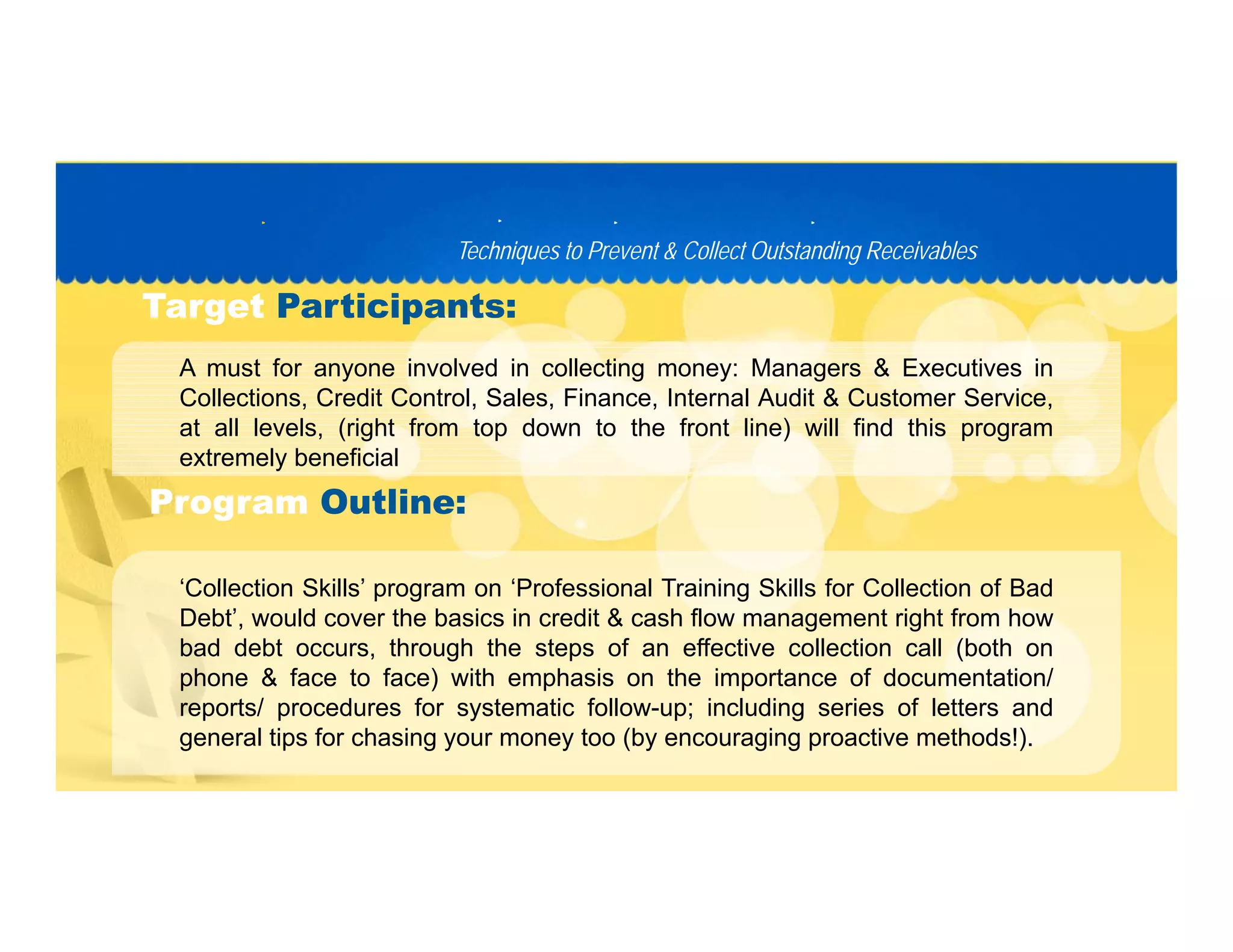 Debt Collection Training | PDF