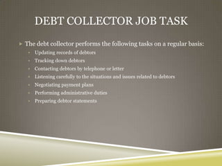 Debt collector | PPTX