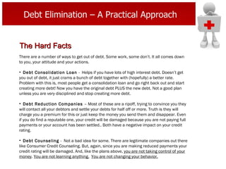 Eliminate Your Debt Forever! | PPT