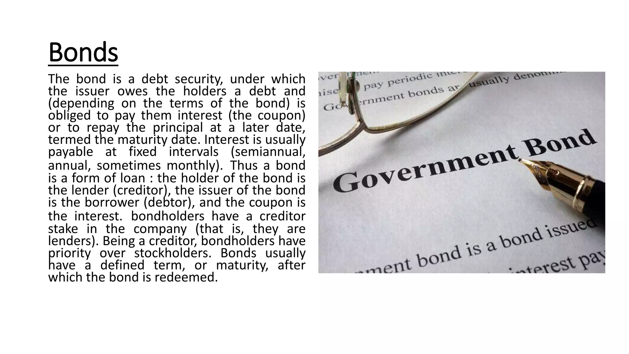 Debt instruments | PPTX