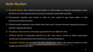Debt market | PPTX