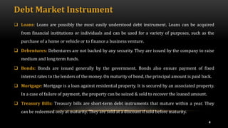 Debt market | PPTX