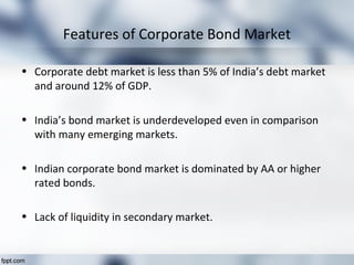 Analysis of Debt market in india | PPT