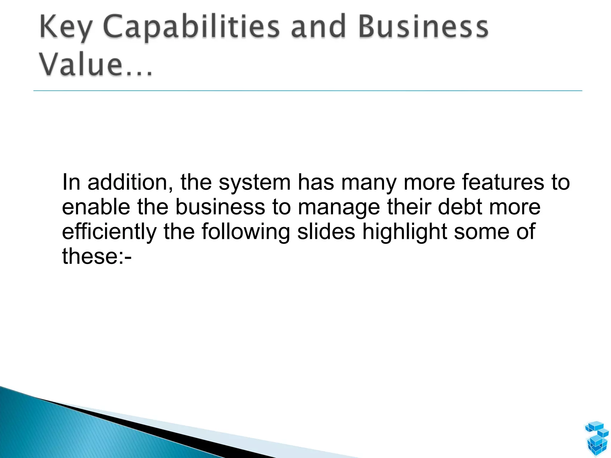 Debtor management system (dms) | PPT