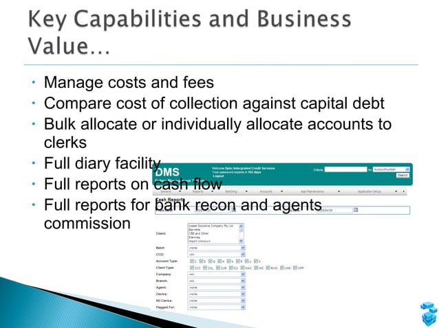 Debtor management system (dms) | PPT