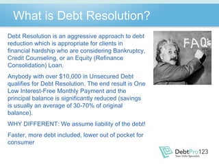 Debt Pro123 Webinar | PPT
