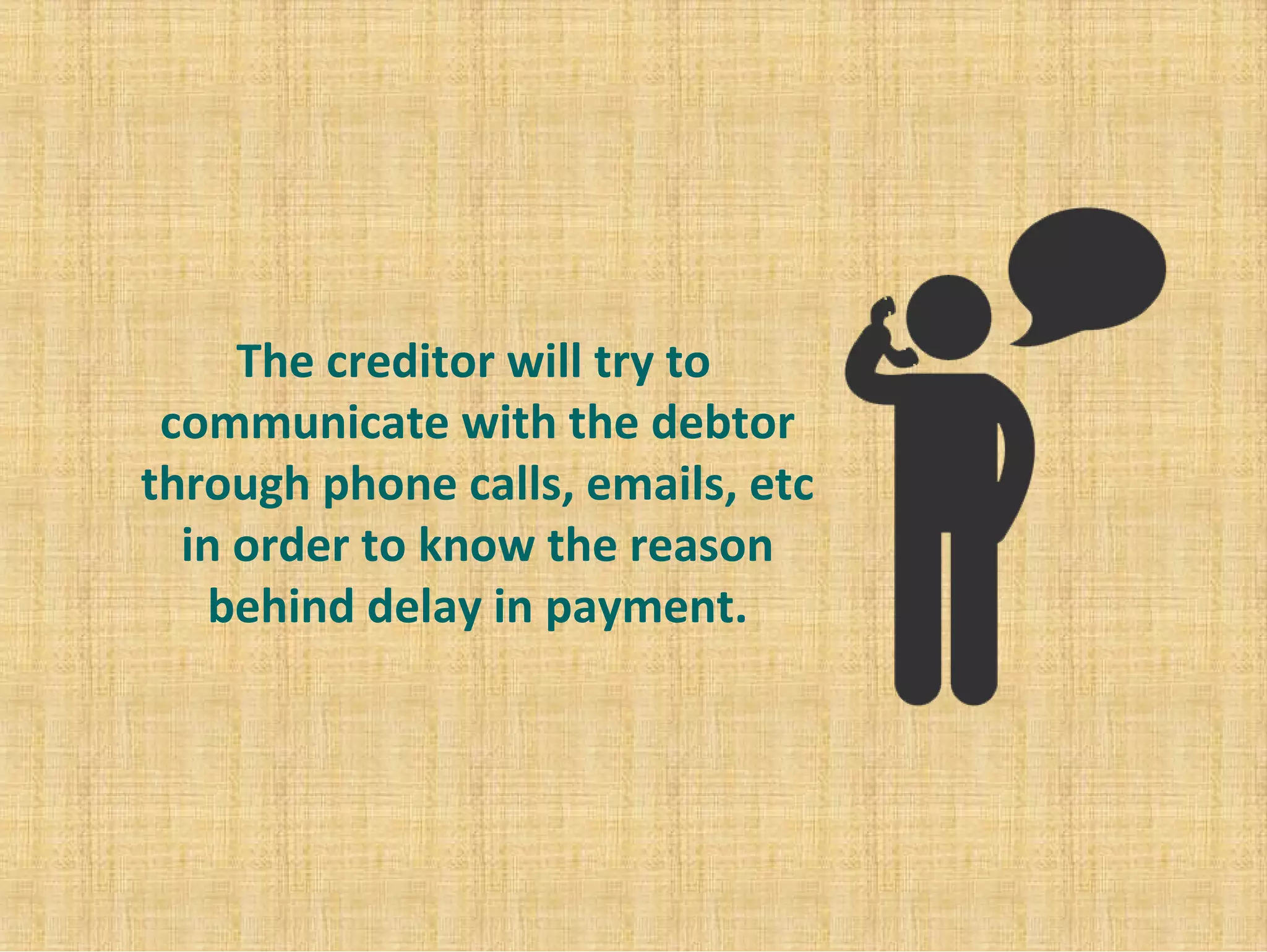 Insights to Debt Recovery Process | PPT