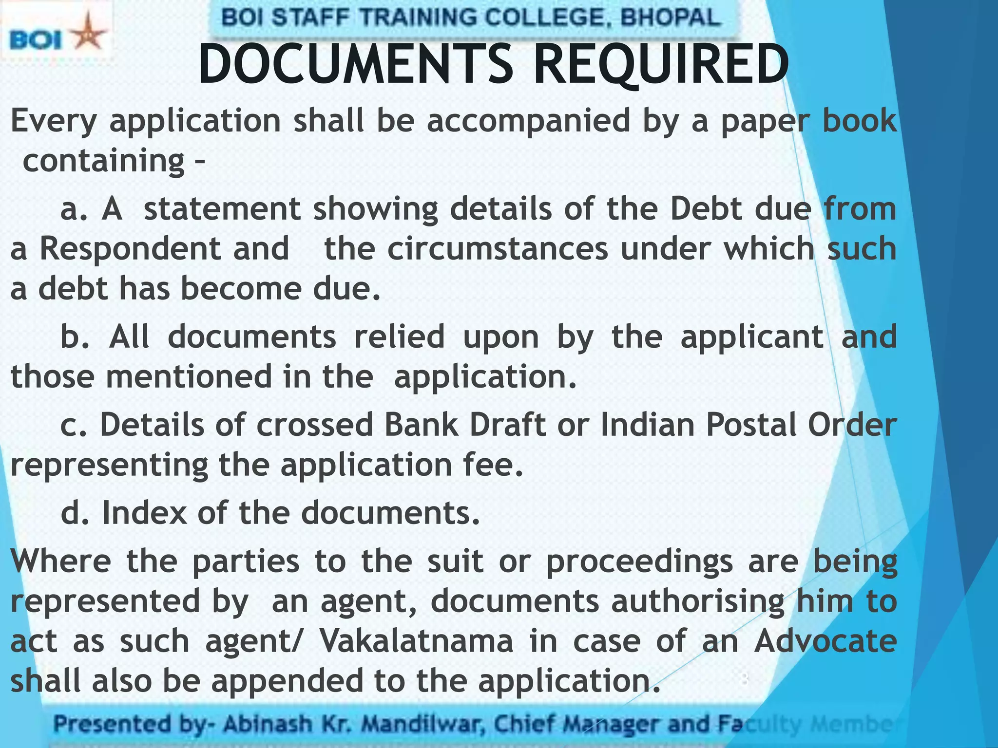 Debts Recovery Tribunals and Appellate Tribunals(DRT & DART) | PDF