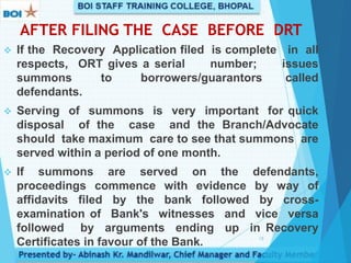 Debts Recovery Tribunals and Appellate Tribunals(DRT & DART) | PDF