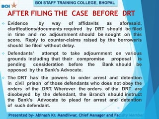 Debts Recovery Tribunals and Appellate Tribunals(DRT & DART) | PDF