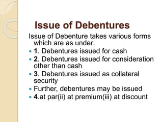 Debenture Market in India | PPT