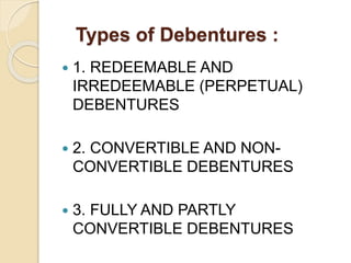 Debenture Market in India | PPT