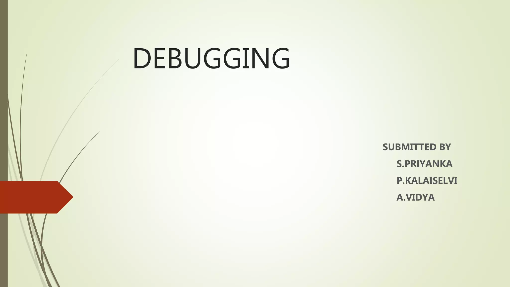 Debugging | PPTX