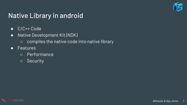 Debugging Android Native Library | PPT