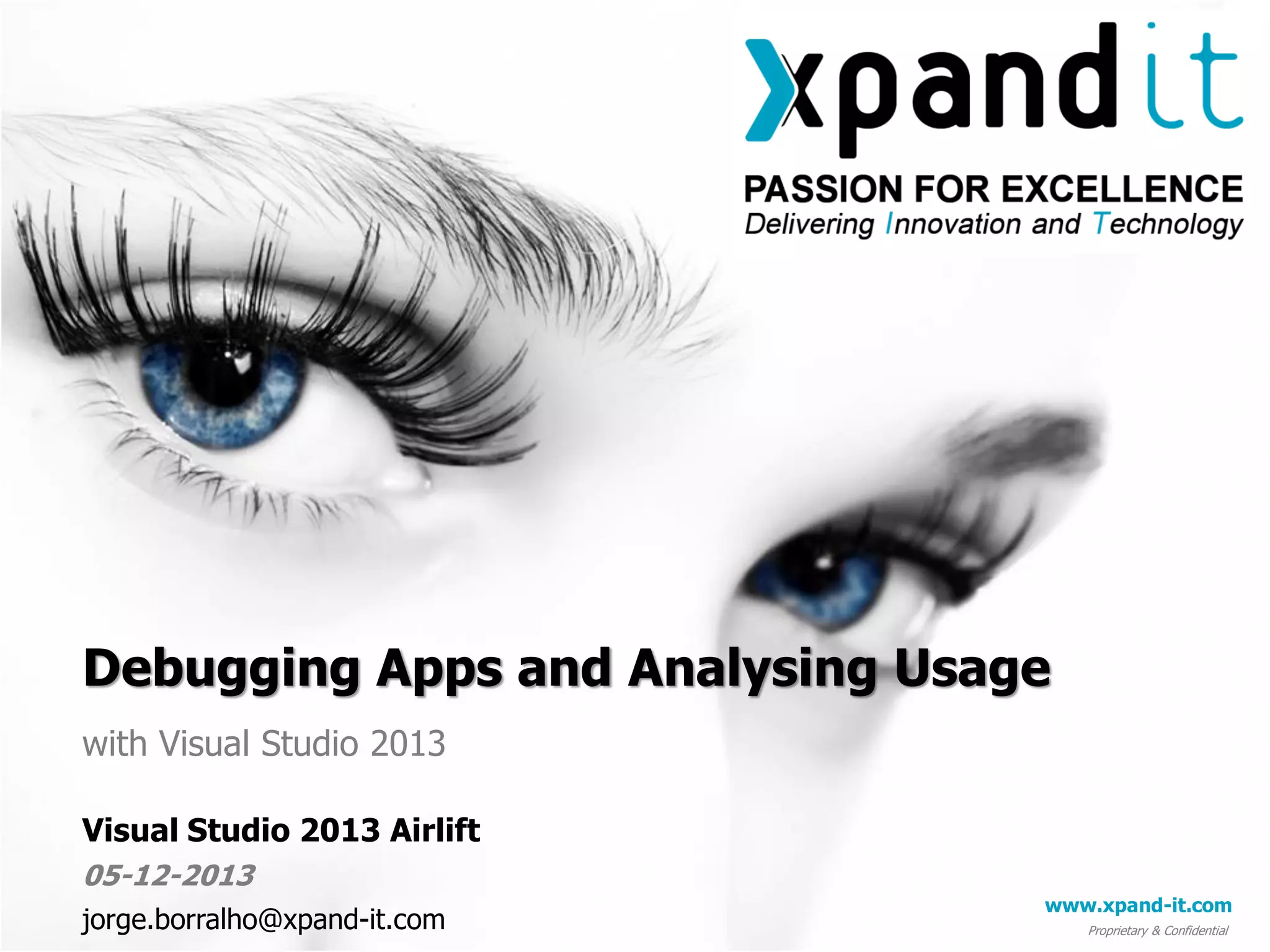Debugging Apps & Analysing Usage | PPT