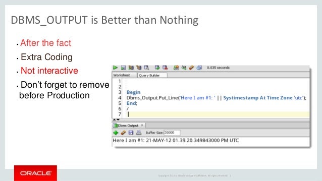 Debugging Plsql With Oracle Sql Developer 7713