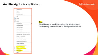 Debugging in UiPath.pptx