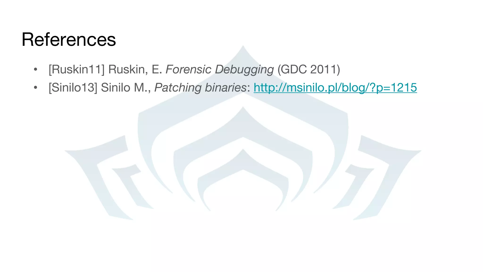 Debugging multiplayer games | PPT