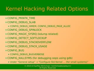 Kernel Debugging & Profiling | PDF