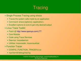 Kernel Debugging & Profiling | PPT