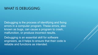 Debugging Presentation Rehman Ali.pptx