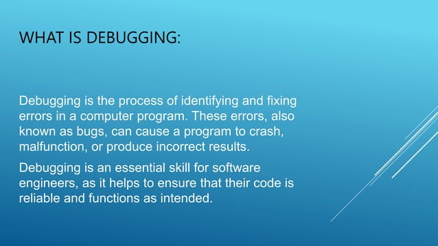Debugging Presentation Rehman Ali.pptx