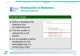 Debugging with NetBeans IDE | PDF