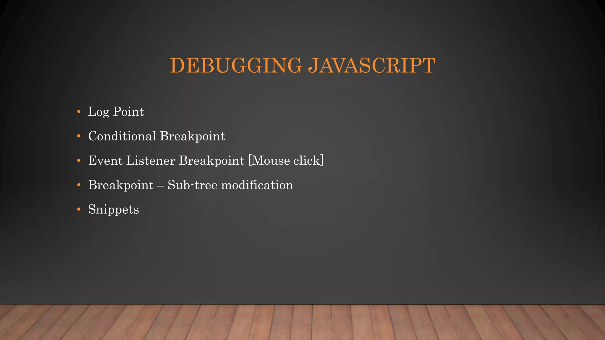 Debugging sites using chrome dev tools | PPTX