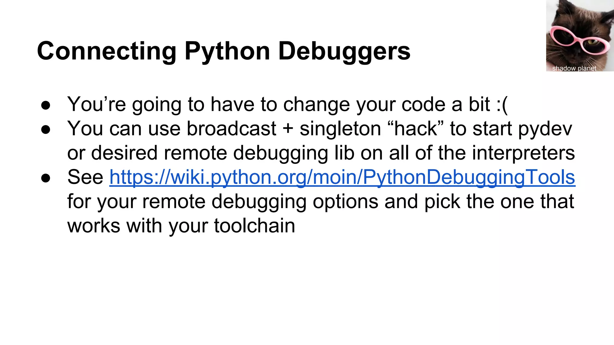 Debugging Apache Spark Scala And Python Super Happy Fun Times 2017