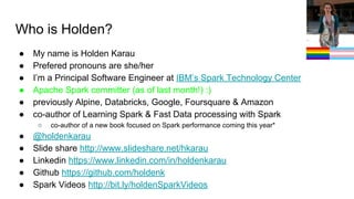 Debugging Apache Spark - Scala & Python super happy fun times 2017 | PDF