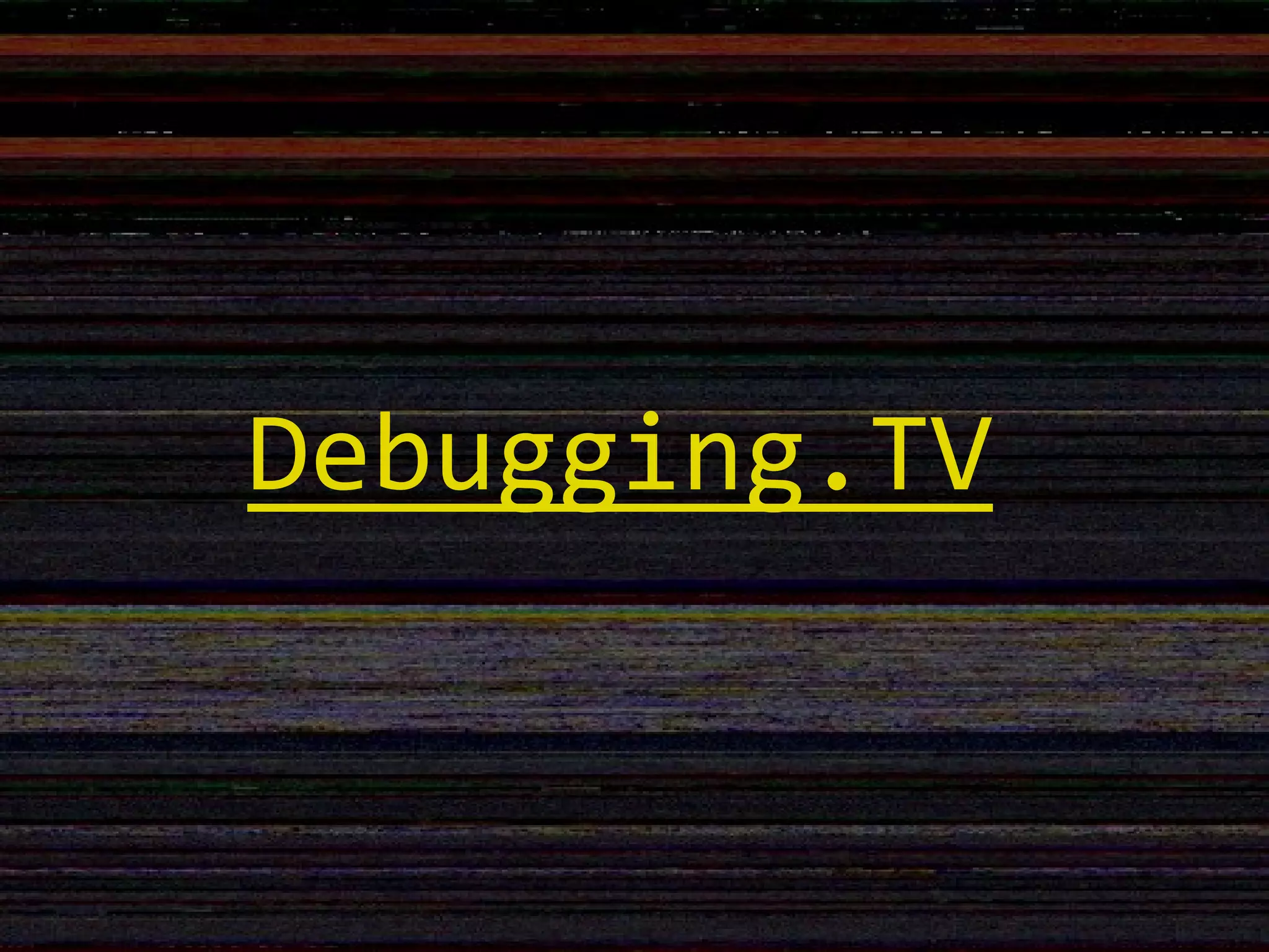 Debugging TV Frame 0x02 | PPT