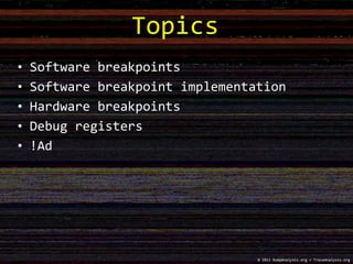 Debugging TV Frame 0x05 | PPT