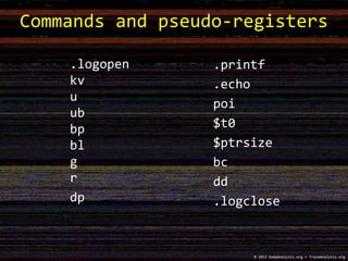 Debugging TV Frame 0x06 | PPT