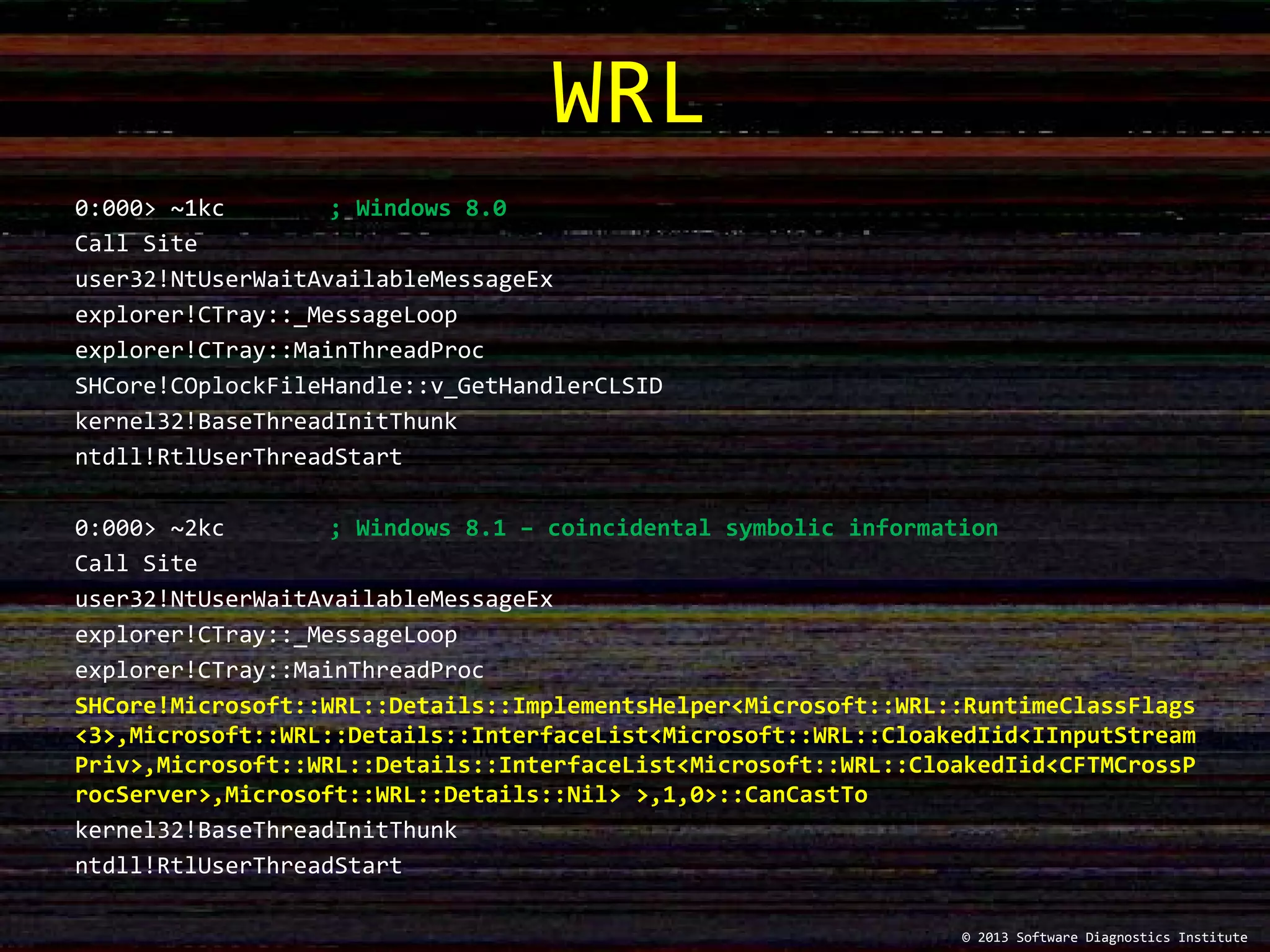 Debugging TV Frame 0x1C | PPT