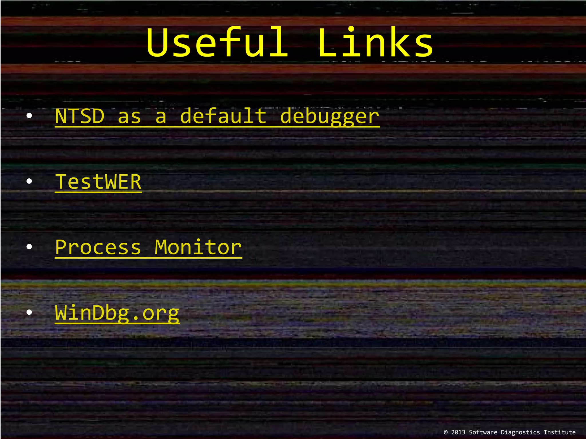 Debugging TV Frame 0x21 | PPT