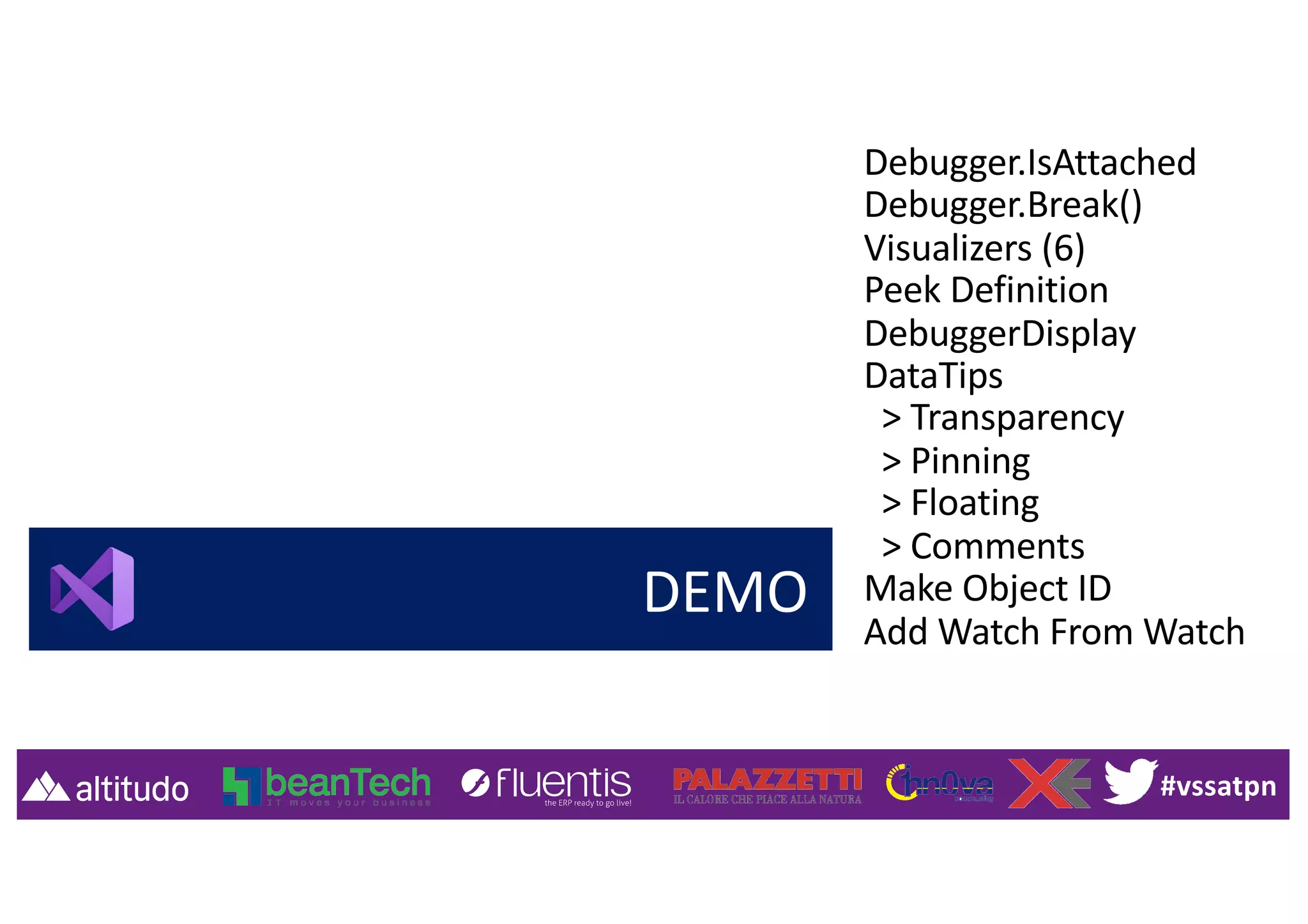 Debugging with VS2019 | PPT