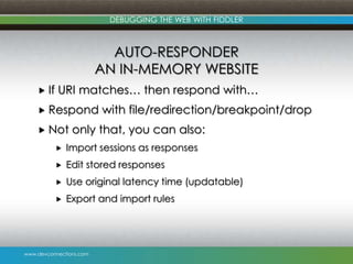 Debugging with Fiddler | PPTX