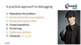 Debugging with visual studio beyond 'F5' | PPTX