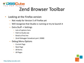 Debugging with Zend Studio for Eclipse | PPT