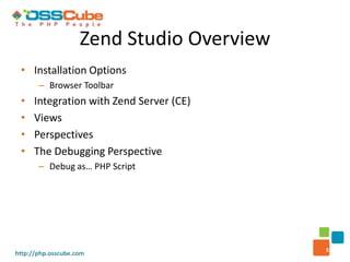 Debugging with Zend Studio for Eclipse | PPT
