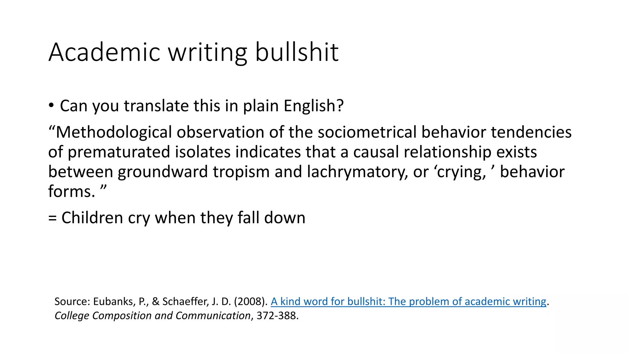 Debunk bullshit in statistics QN | PPTX